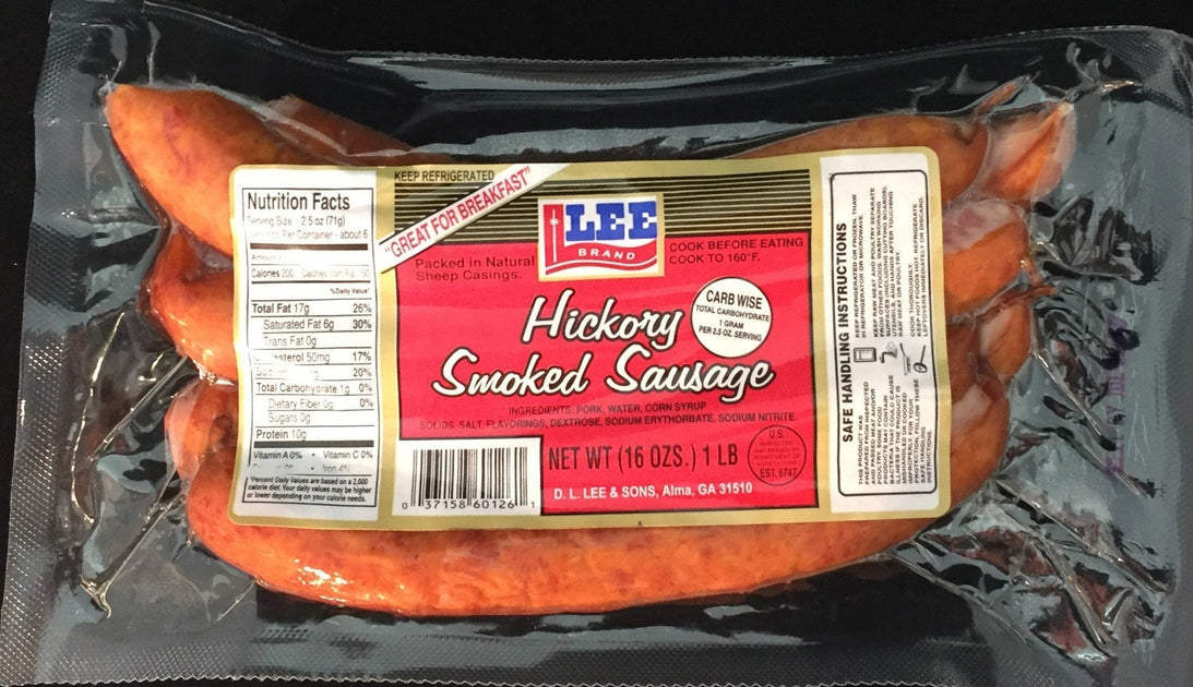 Lee Smoked Sausage – D.L.Lee & Sons, Inc.